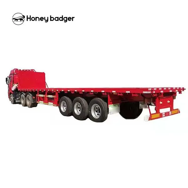 Flatbed semi-trailer - Honey Badger Vehicle | Honey Badger Vehicles ...